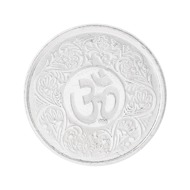 100 Grams Om Ganesh Silver coin – Abaran Timeless Jewellery Pvt.Ltd